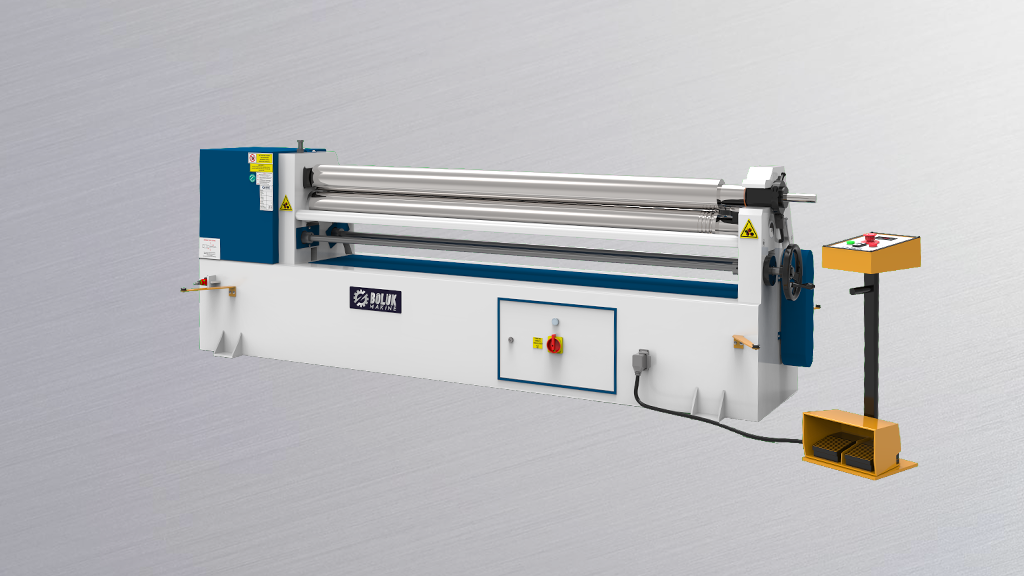 BRM 3 Rolls Motorised Plate Rolling Machine | Bölük Makine